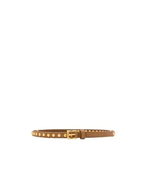 Prada Metal Buckle Belt - Brown