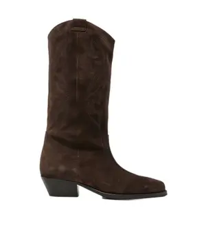 Ba&sh Pointed-toe Ankle Boots - Brown