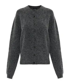 A.p.c. Long-sleeve Cardigan - Grey