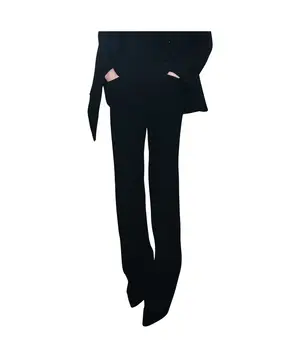 Marella Mini-flare Crepe Envers Satin Trousers
