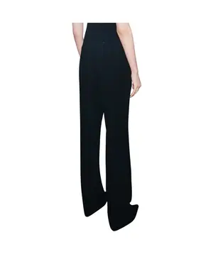 Marella Mini-flare Crepe Envers Satin Trousers