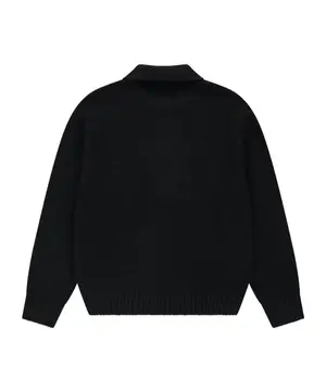 ARTE ANTWERP Logo-patch Zip-up Sweater
