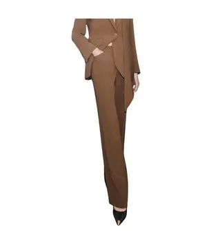 Marella Mini-flare Crepe Envers Satin Trousers