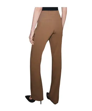 Marella Mini-flare Crepe Envers Satin Trousers
