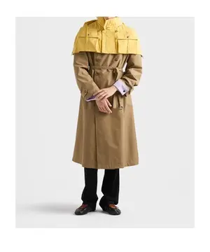 Prada Hooded Pocket Cape