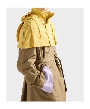 Prada Hooded Pocket Cape