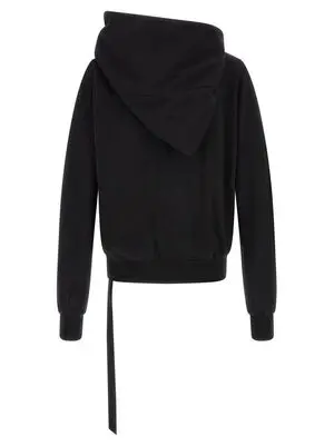 Rick Owens Mountain Asymmetric Zip Hoodie