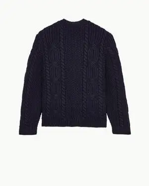 Saint Laurent Cable-knit Button-fastening Cardigan