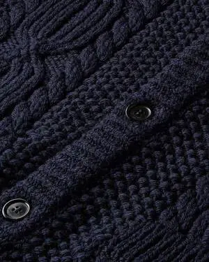 Saint Laurent Cable-knit Button-fastening Cardigan