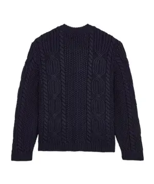Saint Laurent Cable-knit Cardigan - Ocean