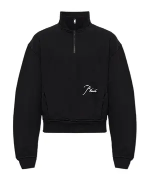 Rhude Logo Half-zip Sweatshirt
