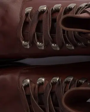 Prada Lace-up Ankle Boots