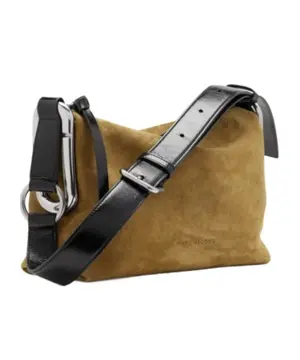 Marc Jacobs Scene Medium Shoulder Bag In Suede - Hazelnut