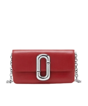 Marc Jacobs Scene Chain Wallet - Crimson