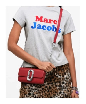 Marc Jacobs Scene Chain Wallet - Crimson