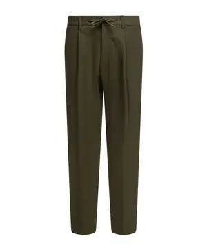 Herno Elastic-waist Casual Trousers - Green