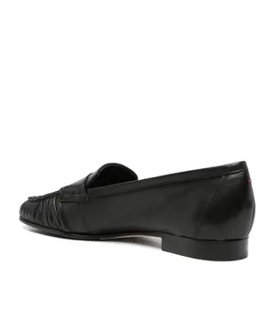 AeydĒ Aldous Ruched Penny-slot Loafers