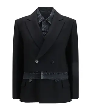 Sacai Layered Cropped Jacket