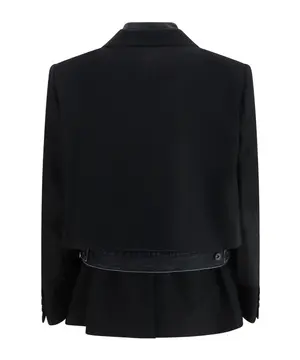 Sacai Layered Cropped Jacket