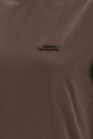 Jacquemus Gros Grain Crewneck T-shirt - Brown