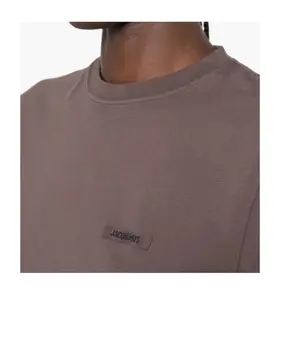 Jacquemus Gros Grain Crewneck T-shirt - Brown