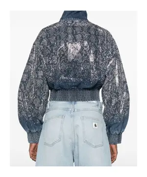 Liu Jo X Elodie Sequin-embellished Denim Jacket