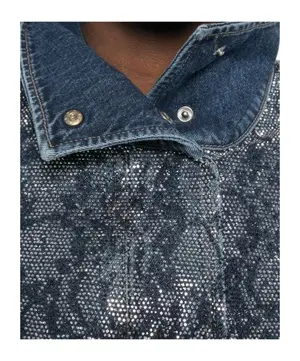 Liu Jo X Elodie Sequin-embellished Denim Jacket