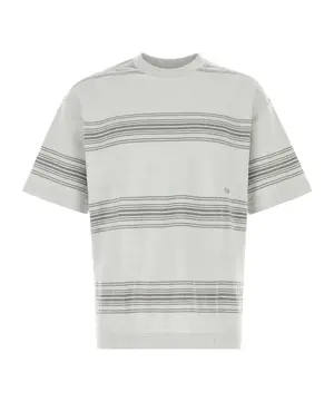 Nanamica Stripe Embroidered T-shirt