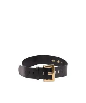 ANIYE BY Buckle-fastening Leather Belt - Black