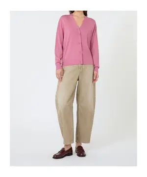 Max Mara Wool, Silk And Cashmere V-neck Cardigan
