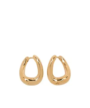 Tom Wood Sculptural Hoop Earrings - Gold
