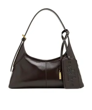 Marc Jacobs Small Belted Sack Bag In Crinkle Leather - Black