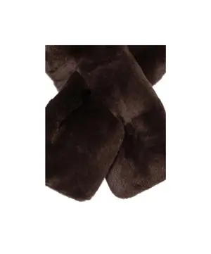 YVES SALOMON Logo Square Scarf