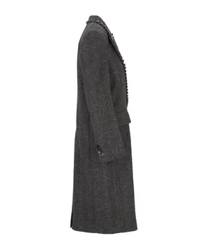 Stella McCartney Embellished Herringbone Coat