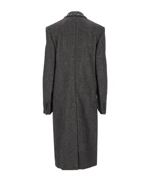 Stella McCartney Embellished Herringbone Coat