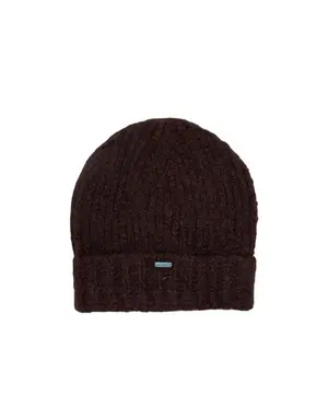 Alanui Ribbed-knit Cashmere Beanie Hat - Brown