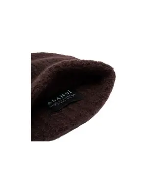 Alanui Ribbed-knit Cashmere Beanie Hat