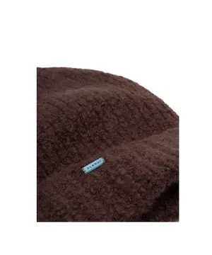 Alanui Ribbed-knit Cashmere Beanie Hat