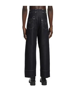 Junya Watanabe X Levi's Contrast-stitch Wide-leg Jeans