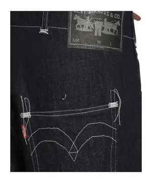 Junya Watanabe X Levi's Contrast-stitch Wide-leg Jeans