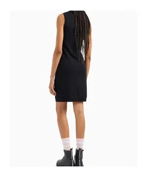Armani Exchange Monogram-knit Dress