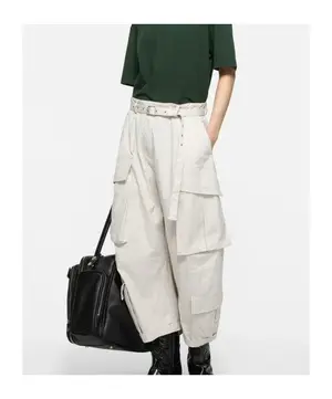 Acne Studios Belted Cargo Trousers