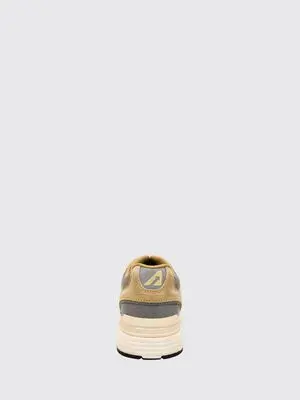 AUTRY Hyperway Super Vintage Suede And Mesh Sneakers - Yellow