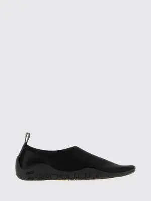 JIL SANDER Elbe Satin Slip-on Trainers With Contrasting Vibram Sole - Black