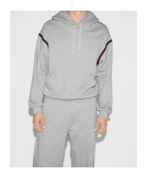 Gucci Stripe Detailed Drawstring Hoodie