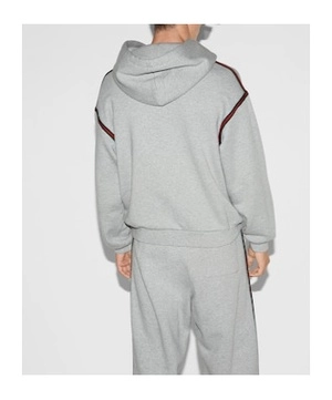 Gucci Stripe Detailed Drawstring Hoodie