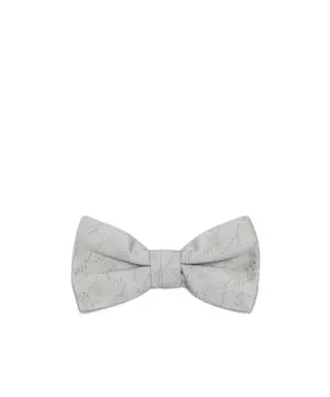 Dior Cd Icon Lily Of The Valley Bow Tie - Grey