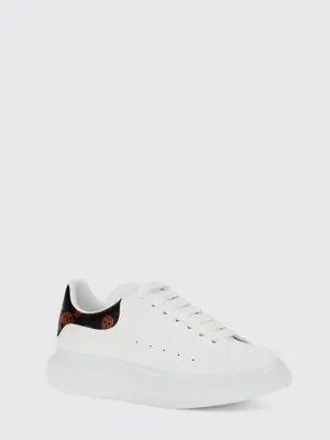 Alexander McQueen Oversize Leather Sneakers With Skull Print