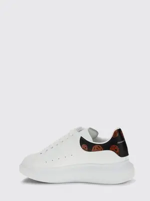 Alexander McQueen Oversize Leather Sneakers With Skull Print
