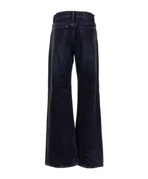 Acne Studios Logo Patch Wide-leg Jeans